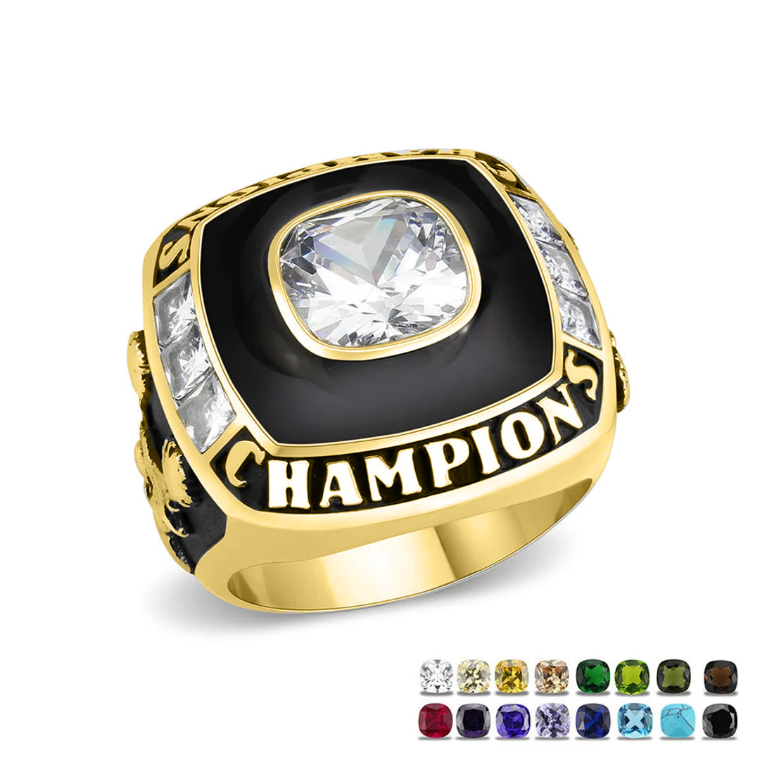 Personalized Gold Cheer Championship Ring – Untamed Pack